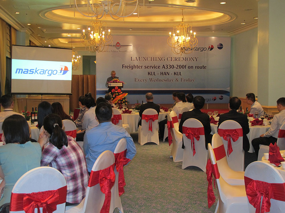 HAN Inaugural Freighter - MASkargo