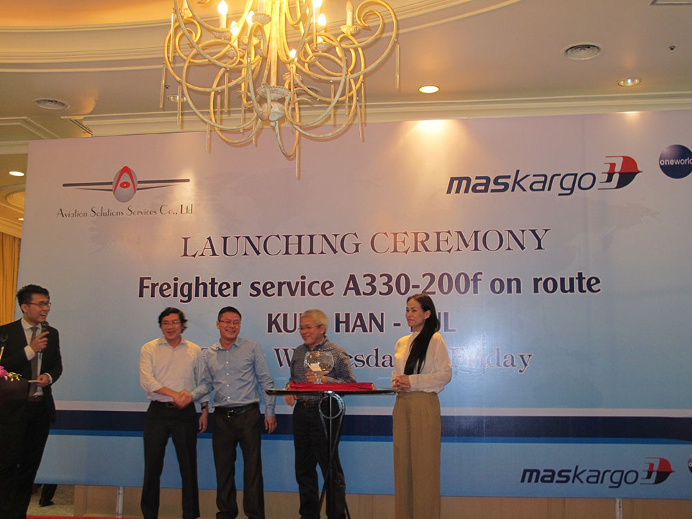 HAN Inaugural Freighter - MASkargo