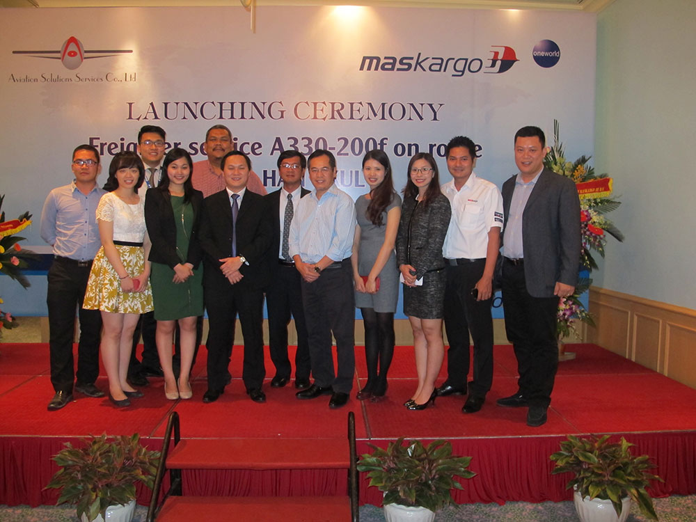 HAN Inaugural Freighter - MASkargo